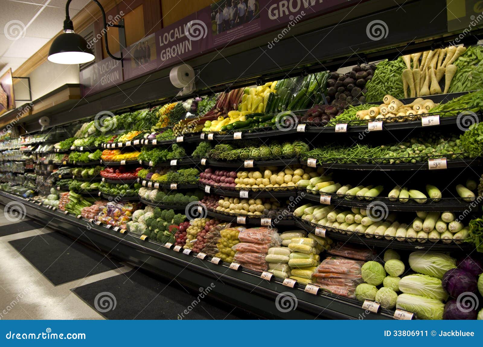 Grocery store editorial photo. Image of market, interior - 33806911