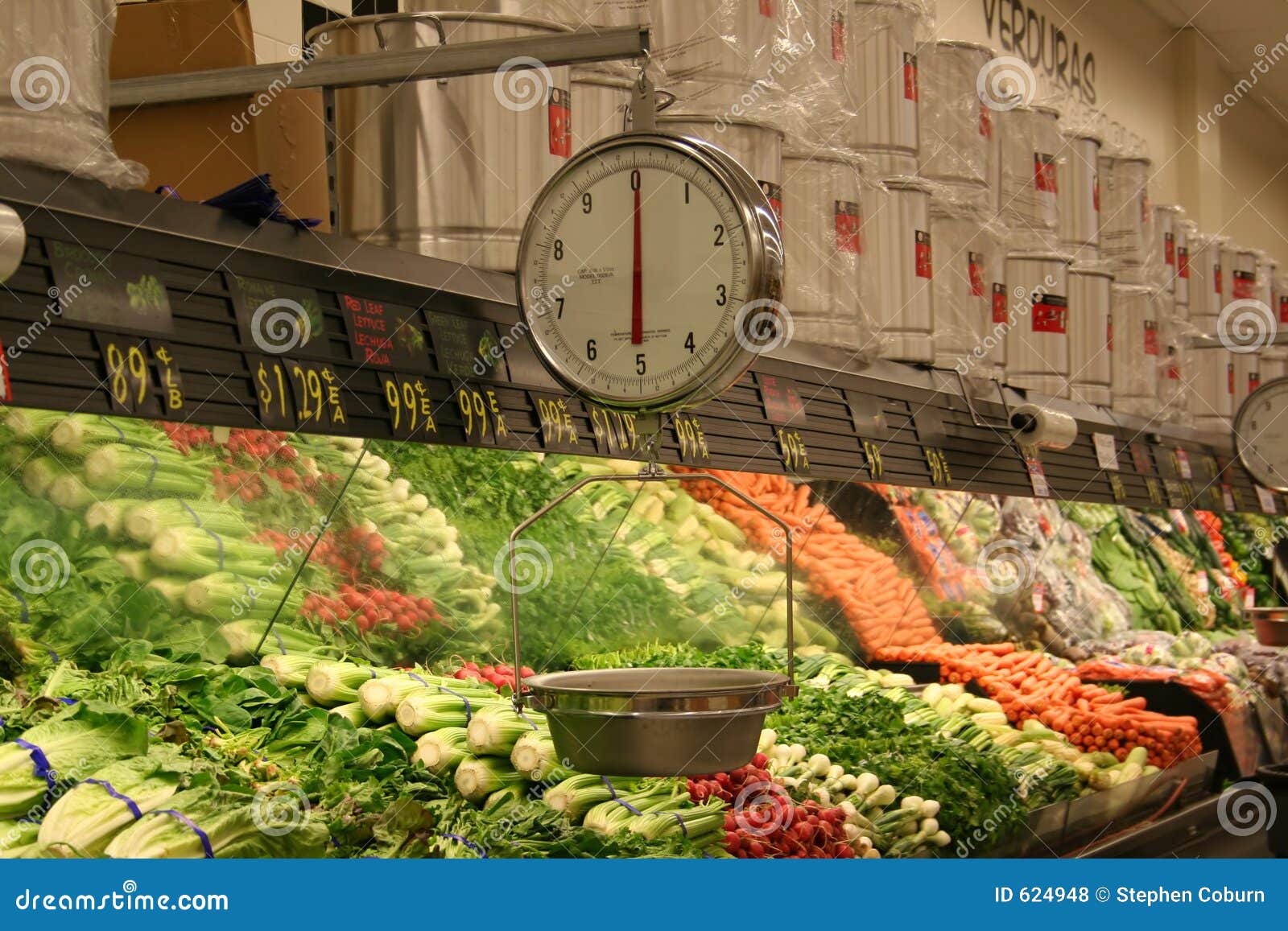 Grocery Store Vegetable Aisle Stock Photo - Image of corn, vegetable ...