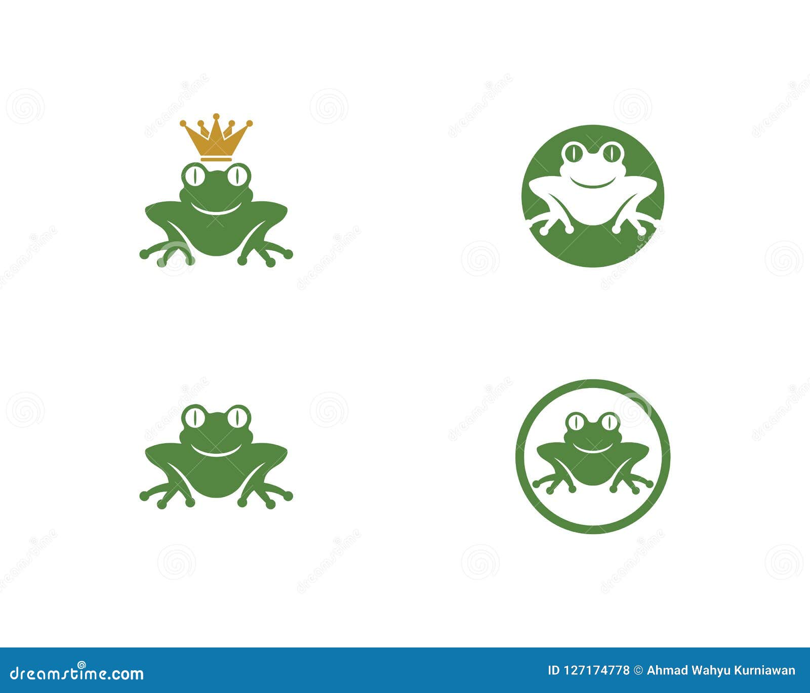 Groda Logo Template vektor illustrationer. Illustration av modell ...