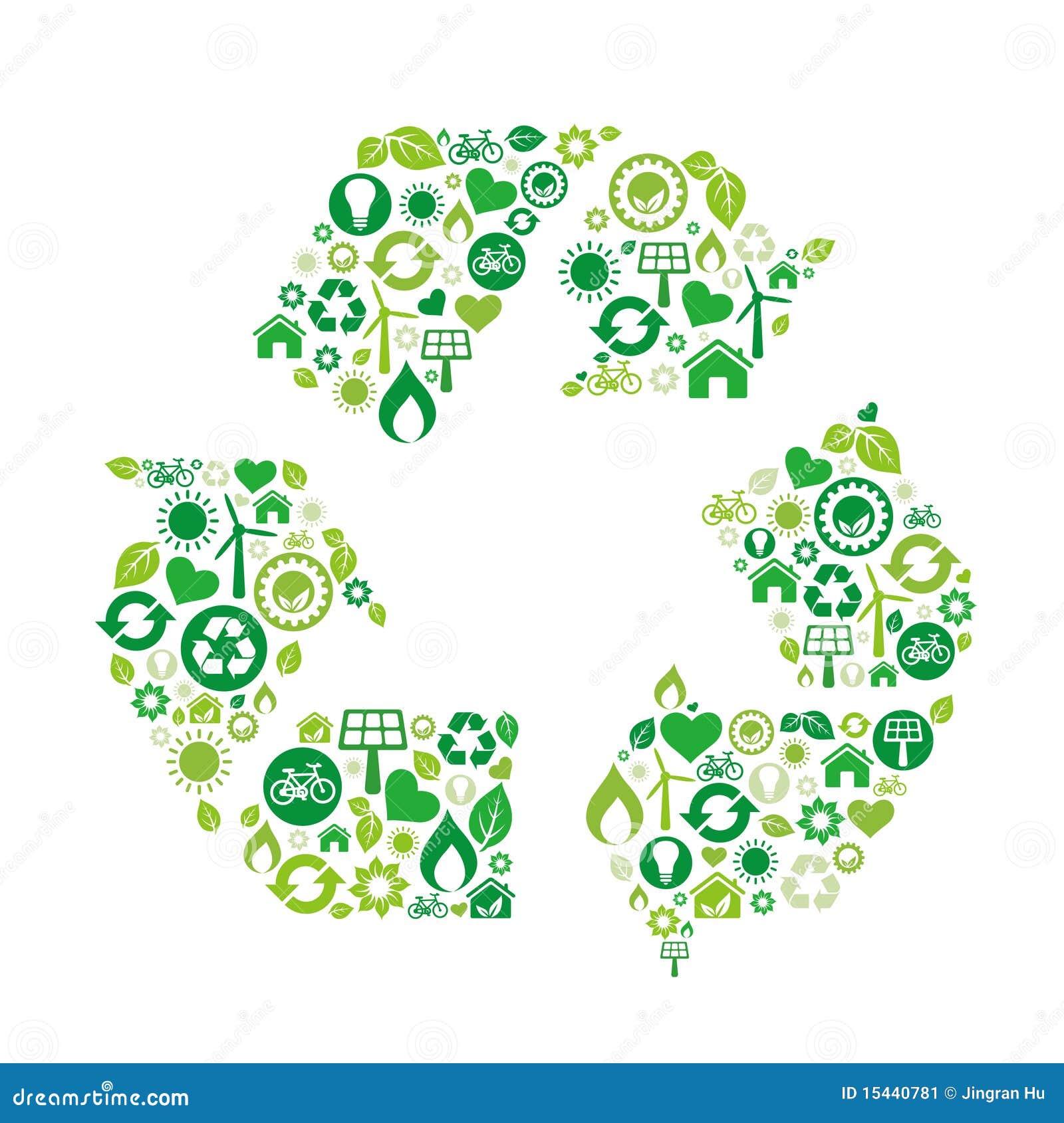 Groen milieupictogram vector illustratie. Illustration of achtergrond ...