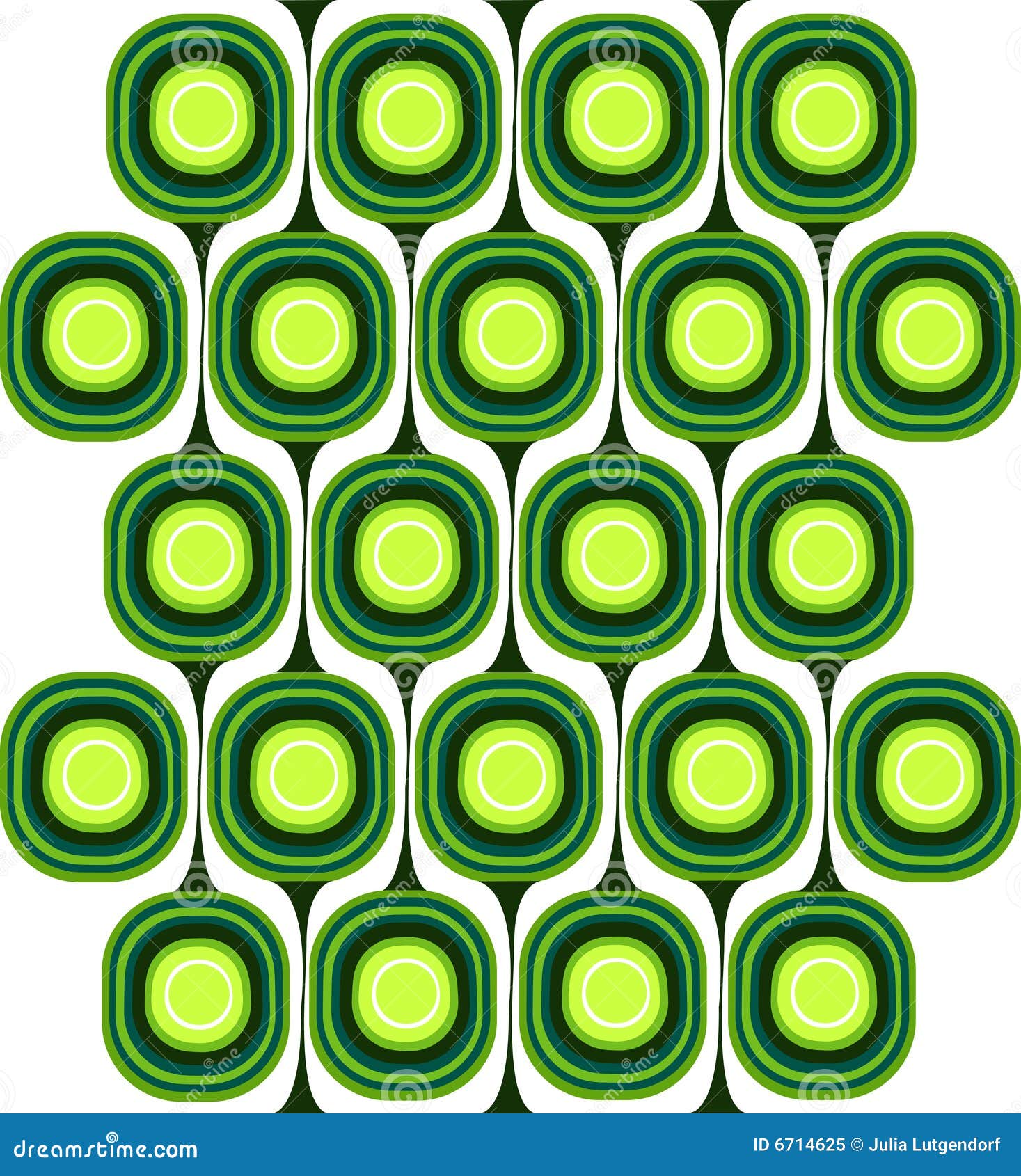 Groen Retro Patroon vector illustratie. Illustration of isolatie - 6714625