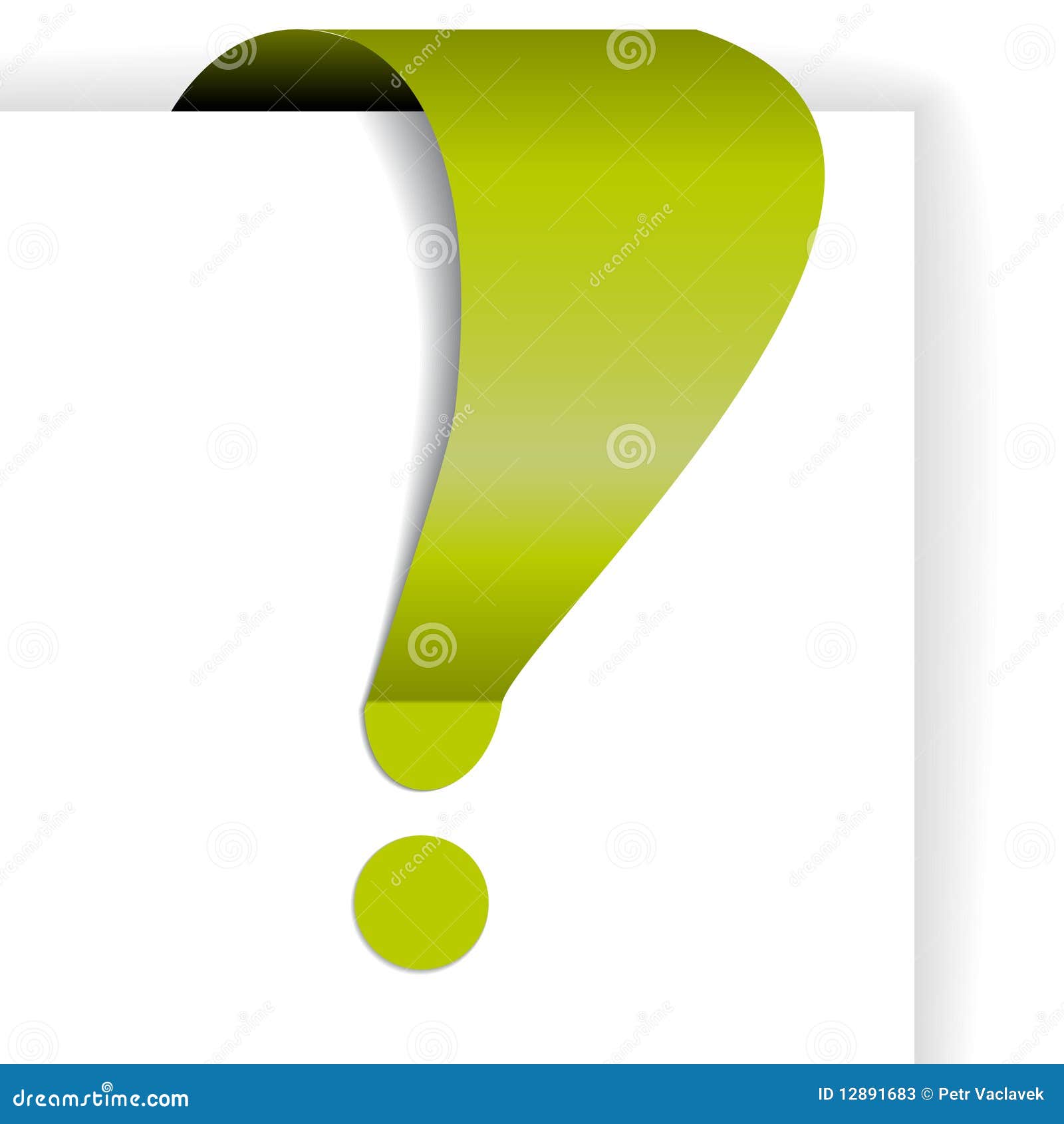 Groen uitroepteken vector illustratie. Illustration of beschrijvend ...