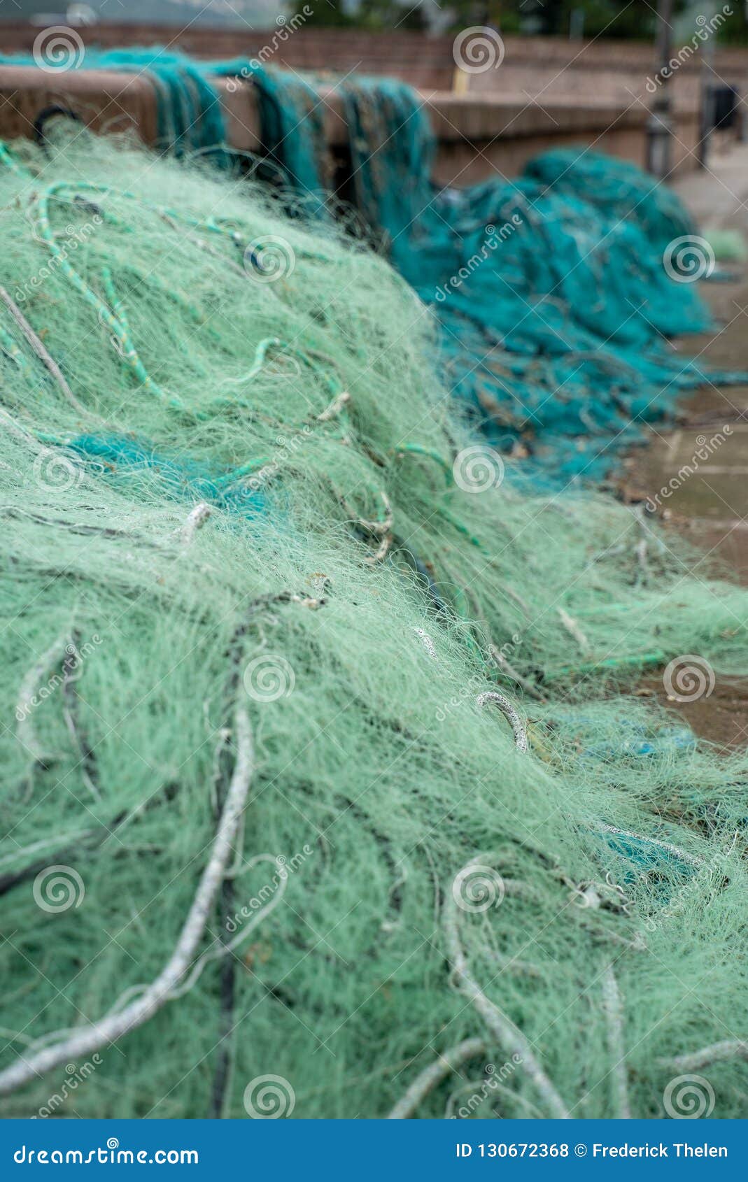 Groen visnet stock foto. Image of visser, haven, vangst - 130672368