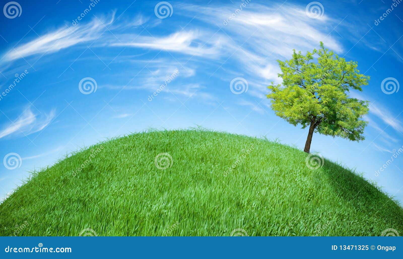 Groene Aarde stock afbeelding. Image of aarde, hemel - 13471325