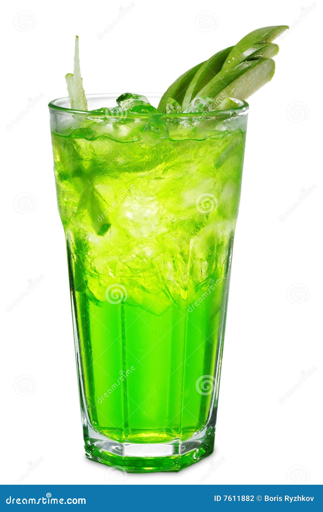 Groene Alcoholische Cocktail Stock Foto - Image of alcohol, versier ...
