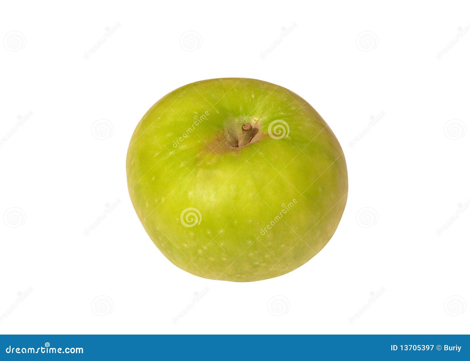 Groene appel stock afbeelding. Image of dieet, organisch - 13705397