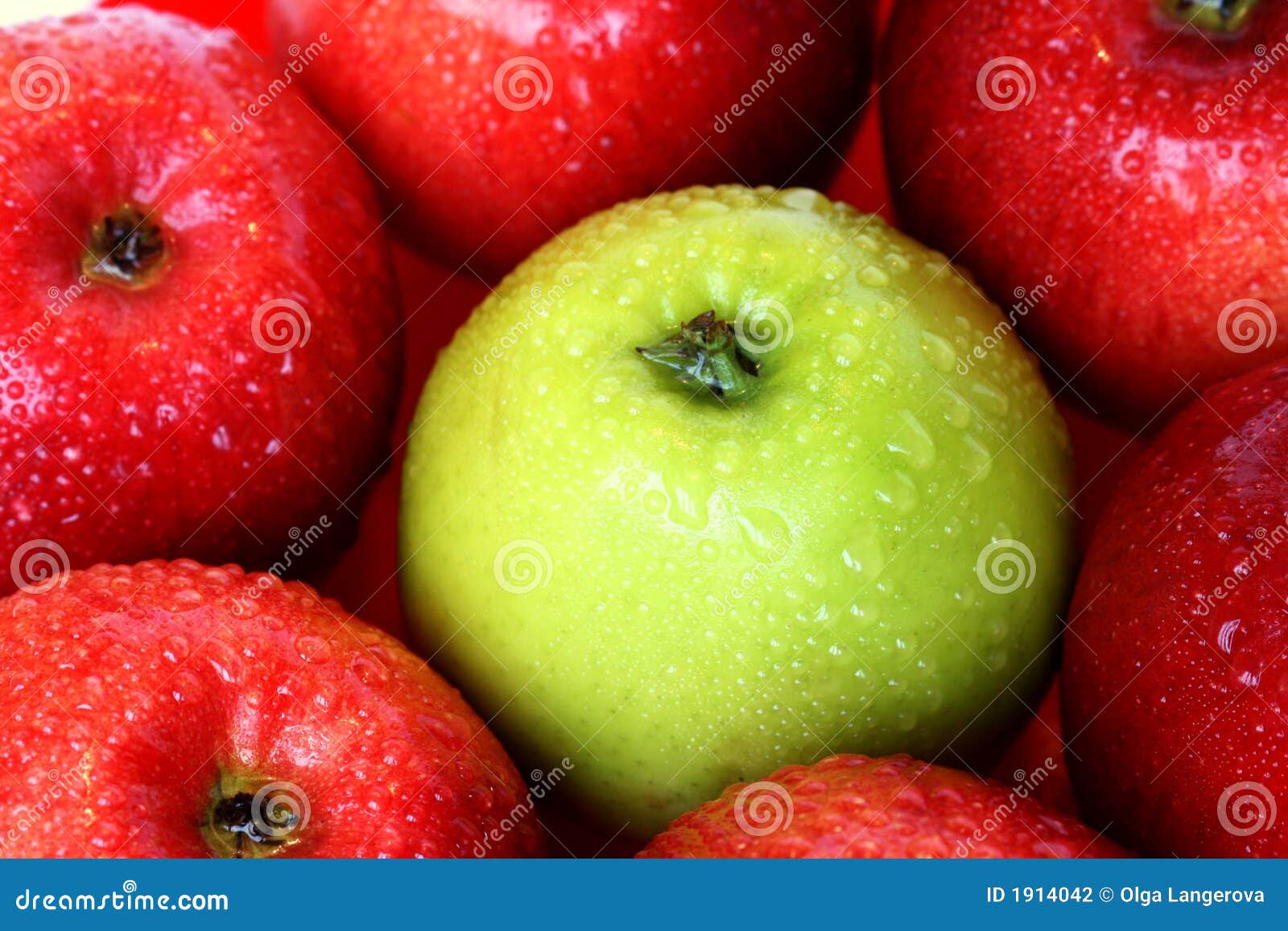 Groene appel stock foto. Image of vitamine, appel, smaak - 1914042