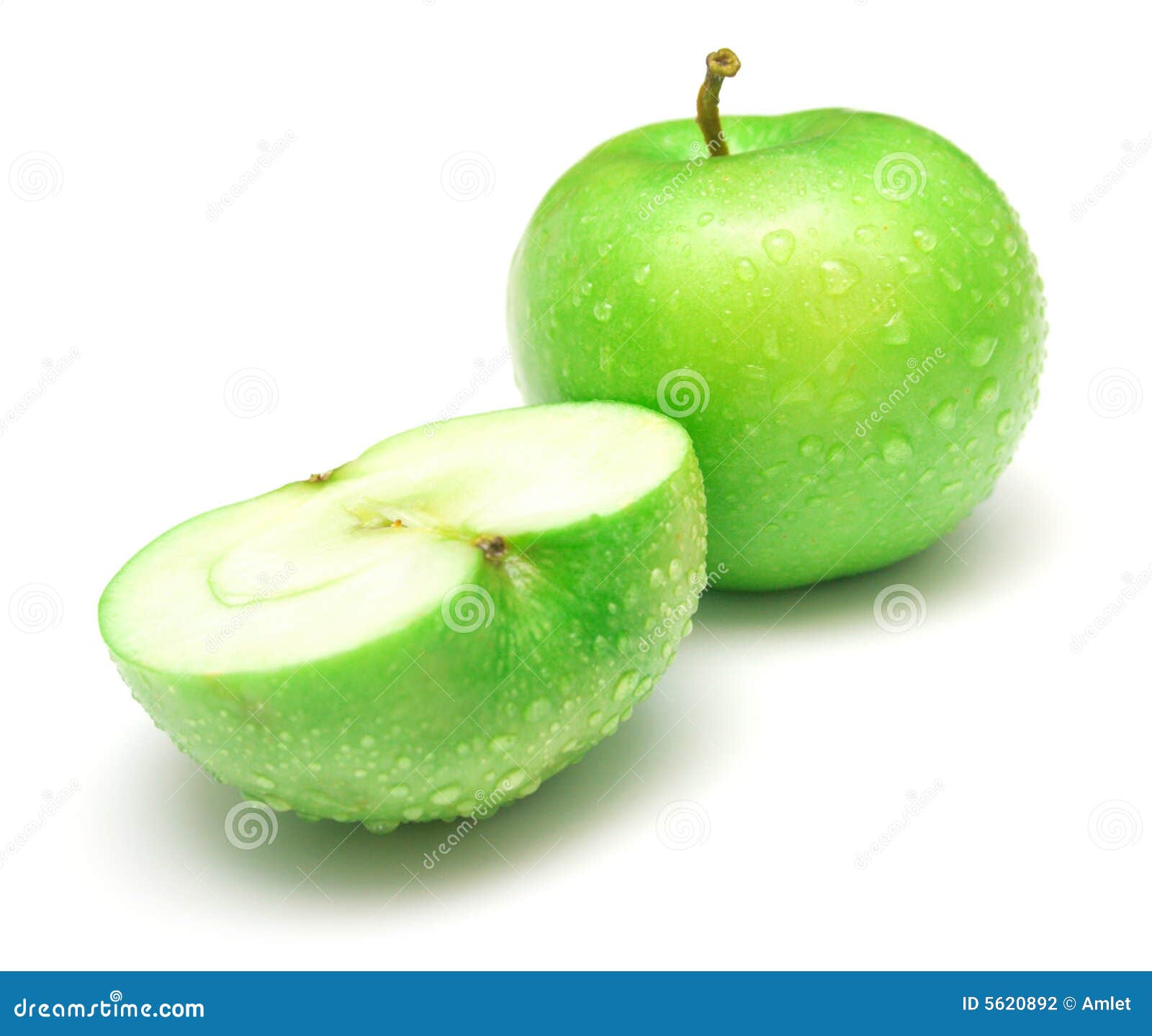 Groene appel stock foto. Image of nagerecht, voedsel, vitamine - 5620892