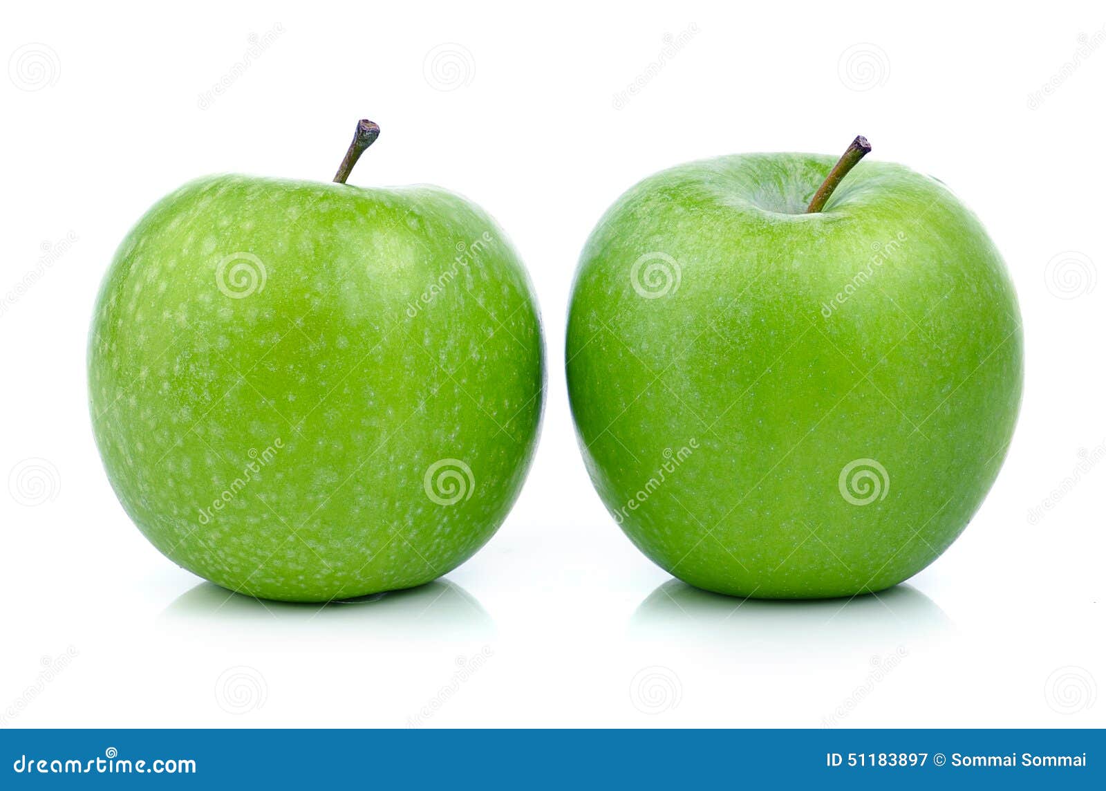 Groene Appel Op Witte Achtergrond Stock Afbeelding - Image of zoet ...
