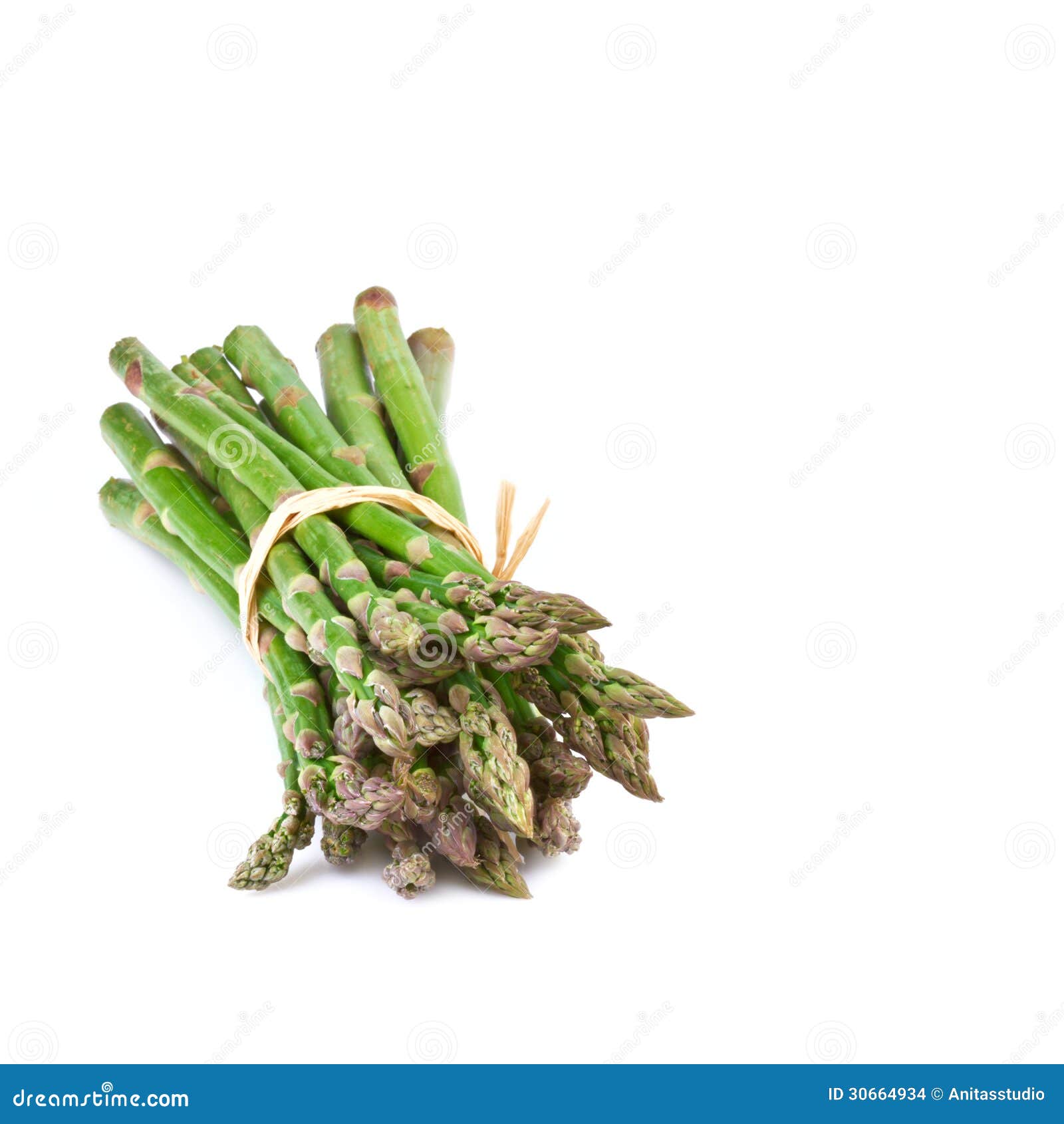 Groene asperge op wit stock foto. Image of groep, spruiten - 30664934