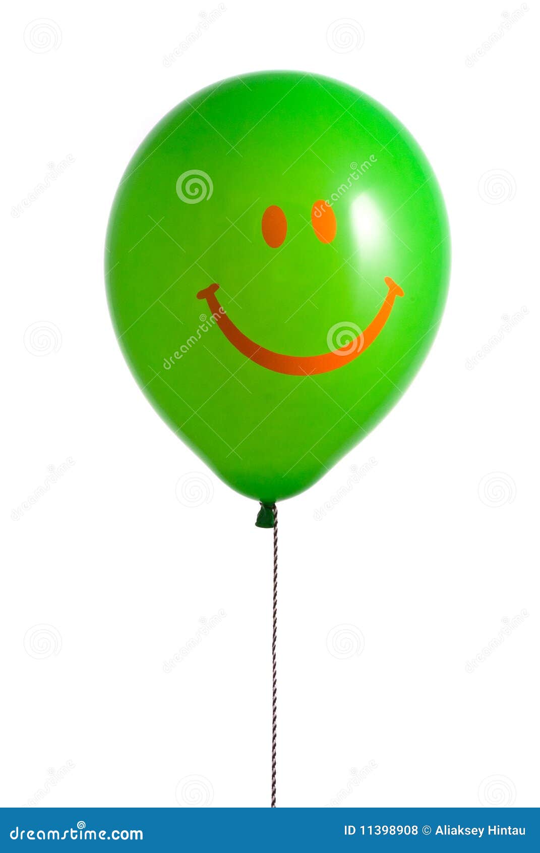 Groene ballon met glimlach stock foto. Image of leven - 11398908