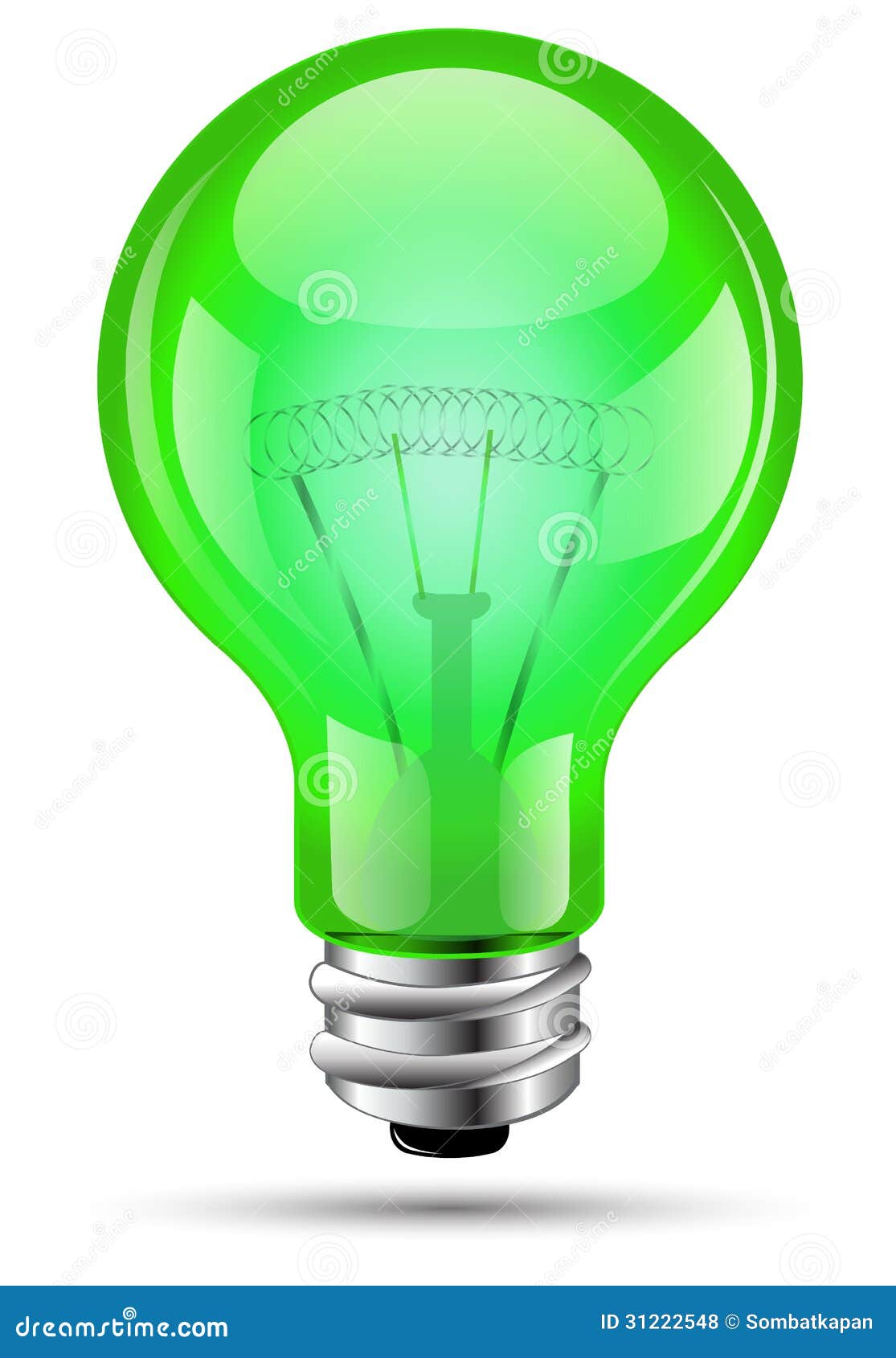 Groene bol 3d vector vector illustratie. Illustration of element - 31222548