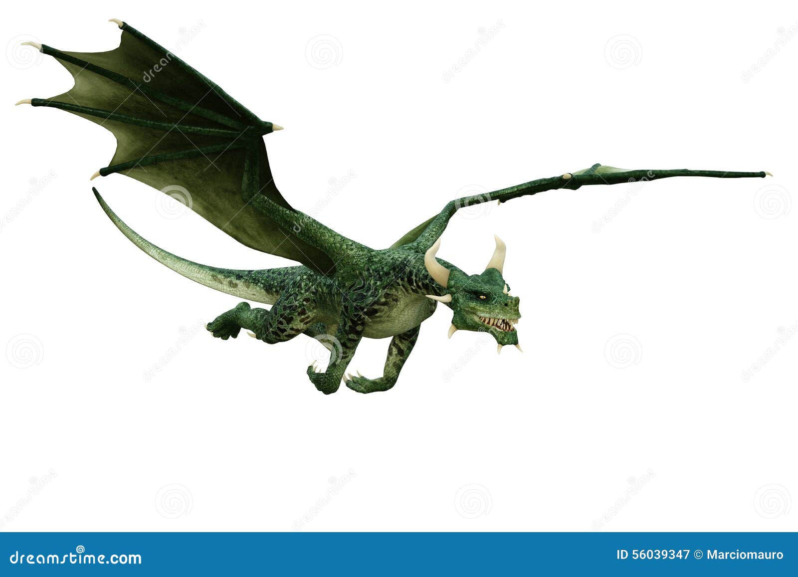 Groene Draak Vliegend