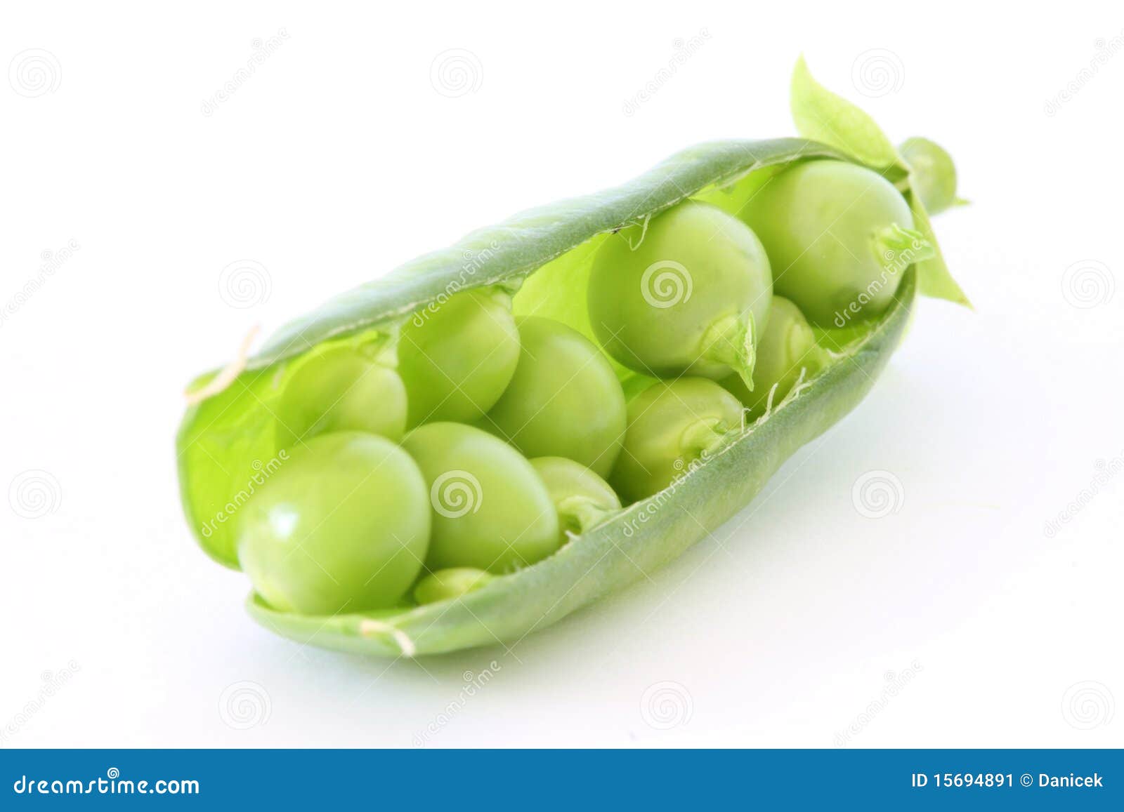 Groene Erwt in Gevulde Peul Stock Afbeelding - Image of peul, zoet ...