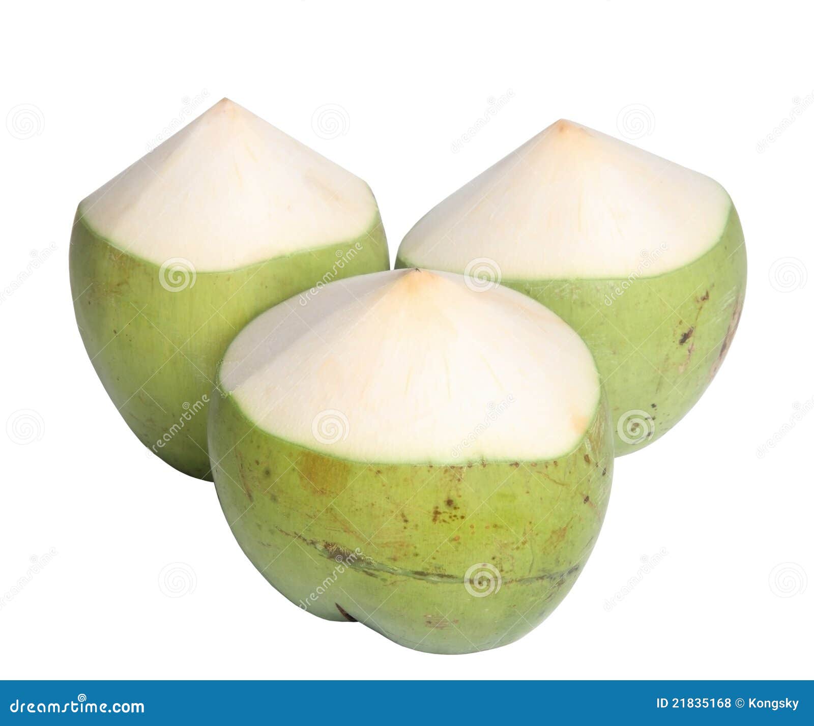 Groene Kokosnoot stock foto. Image of noot, groen, nave - 21835168