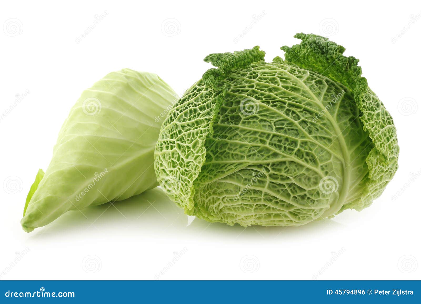 Groene Kool En Een Gerichte Kool Stock Foto - Image of salade, winter ...