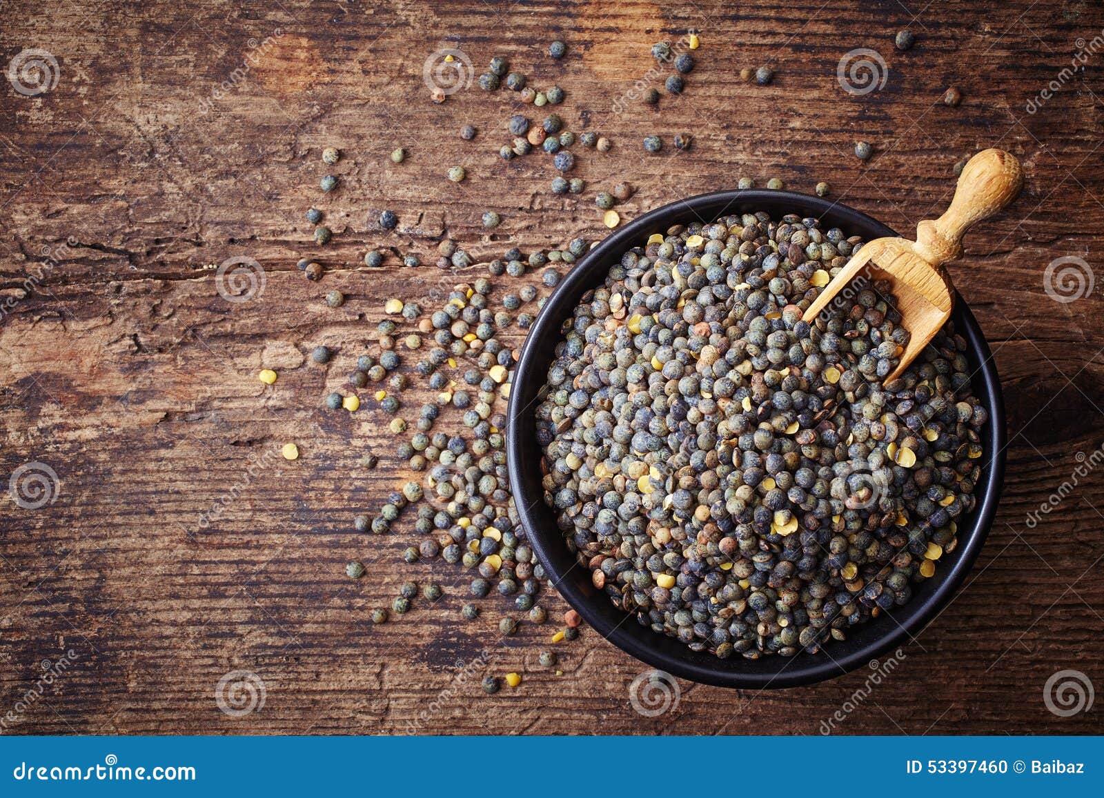 Groene linzen stock foto. Image of linzen, korrel, zwart - 53397460