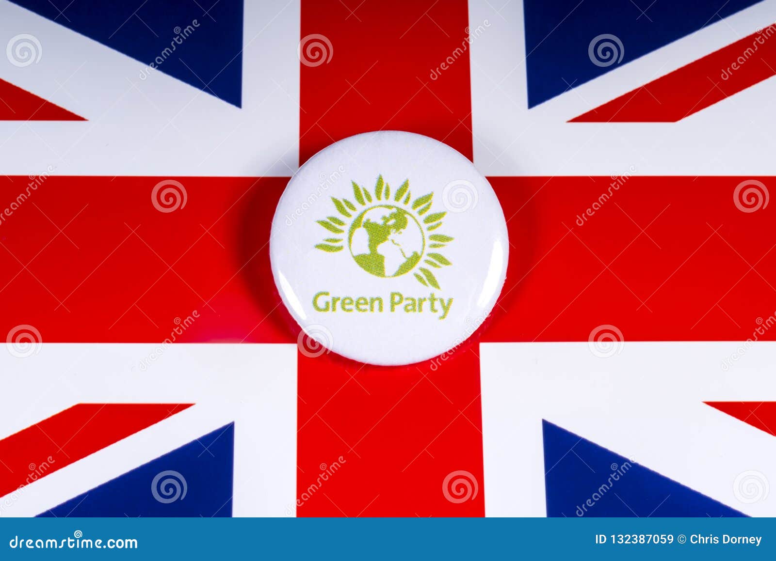 Groene Partij in het UK redactionele stock afbeelding. Image of ...