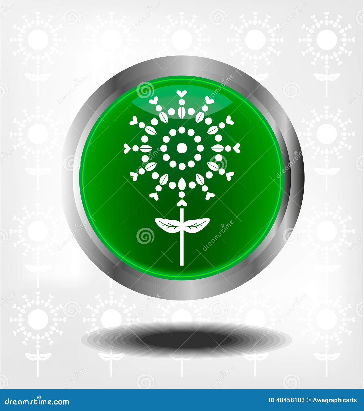 Groene Pictogrammen vector illustratie. Illustration of kaart - 48458103