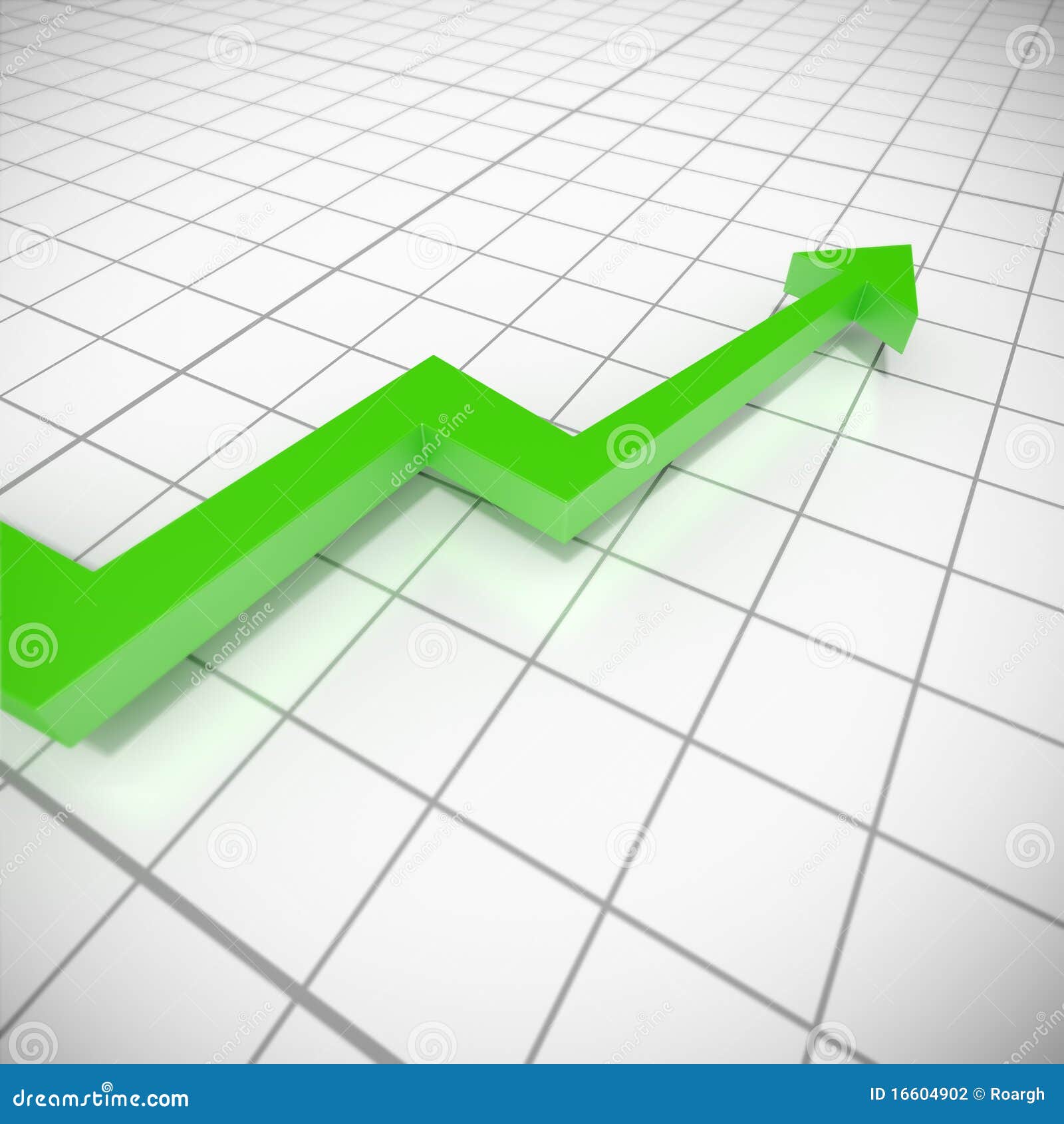 Groene pijl stock illustratie. Illustration of vooruitgang - 16604902