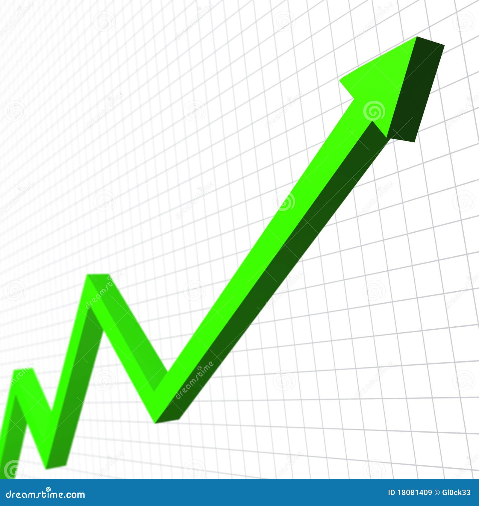 Groene pijl stock illustratie. Illustration of tarief - 18081409