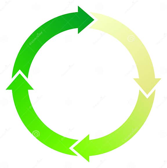 Groene Pijlen vector illustratie. Illustration of vector - 9050990