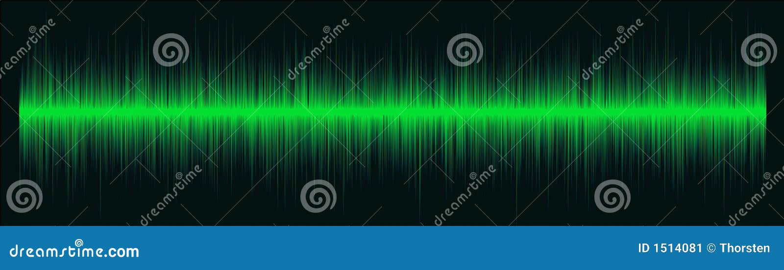 Groene RadioGolven stock illustratie. Illustration of frequentie - 1514081