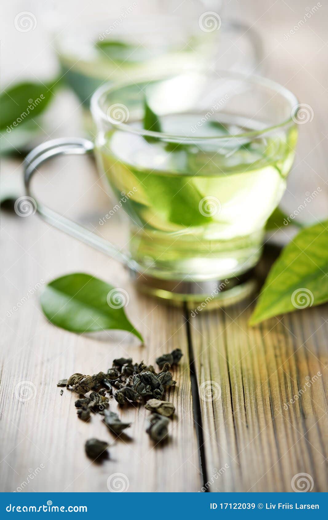 Groene thee stock afbeelding. Image of glas, helder, groen - 17122039