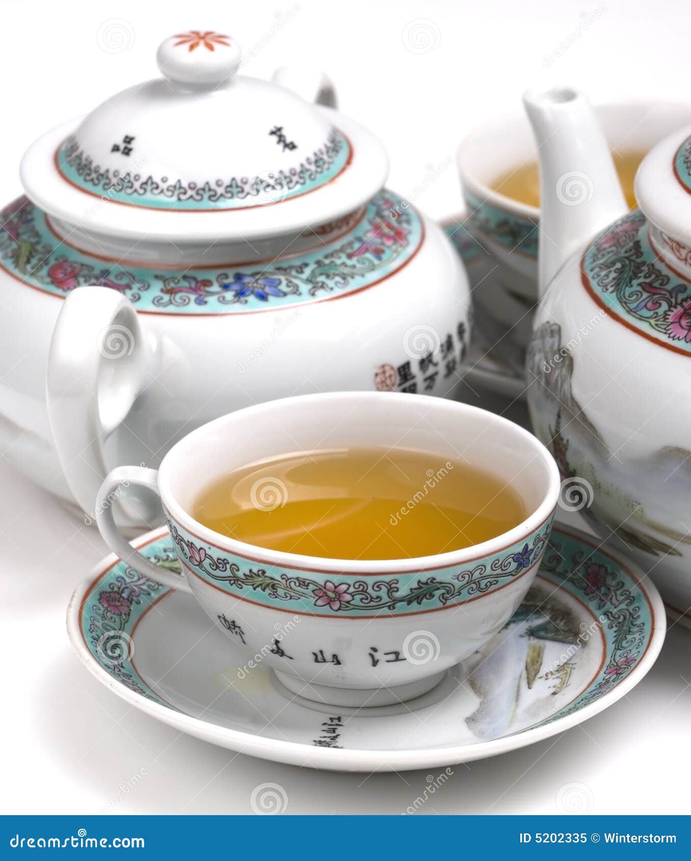 Groene Thee China stock afbeelding. Image of geneeskrachtig - 5202335