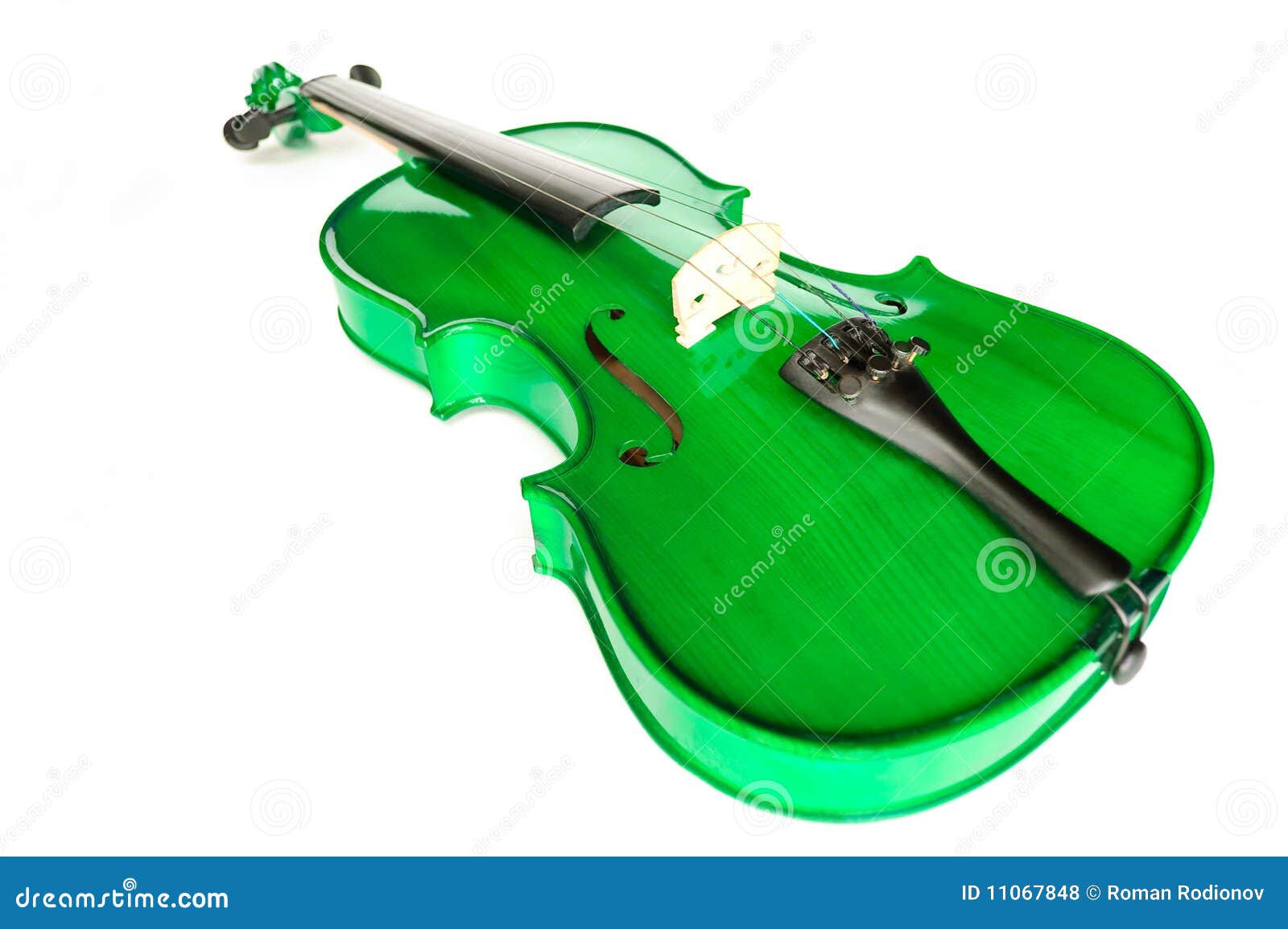 Groene viool stock foto. Image of instrument, groen, geïsoleerd - 11067848