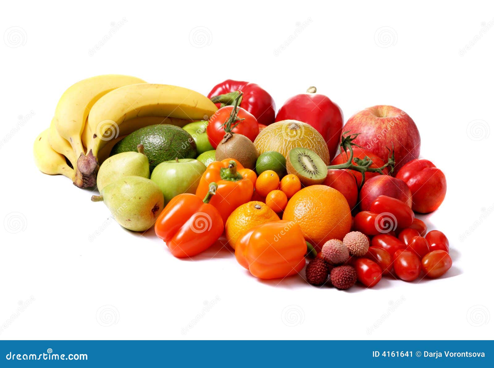 Groene Vruchten En Groenten Stock Afbeelding - Image of snack, avocado ...