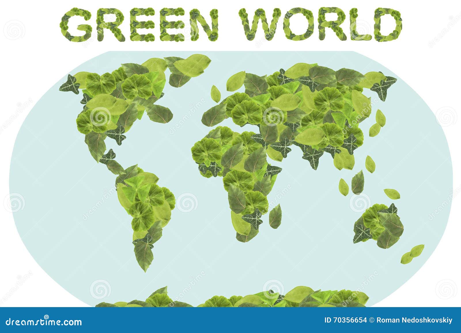 Groene wereld stock illustratie. Illustration of wereld - 70356654