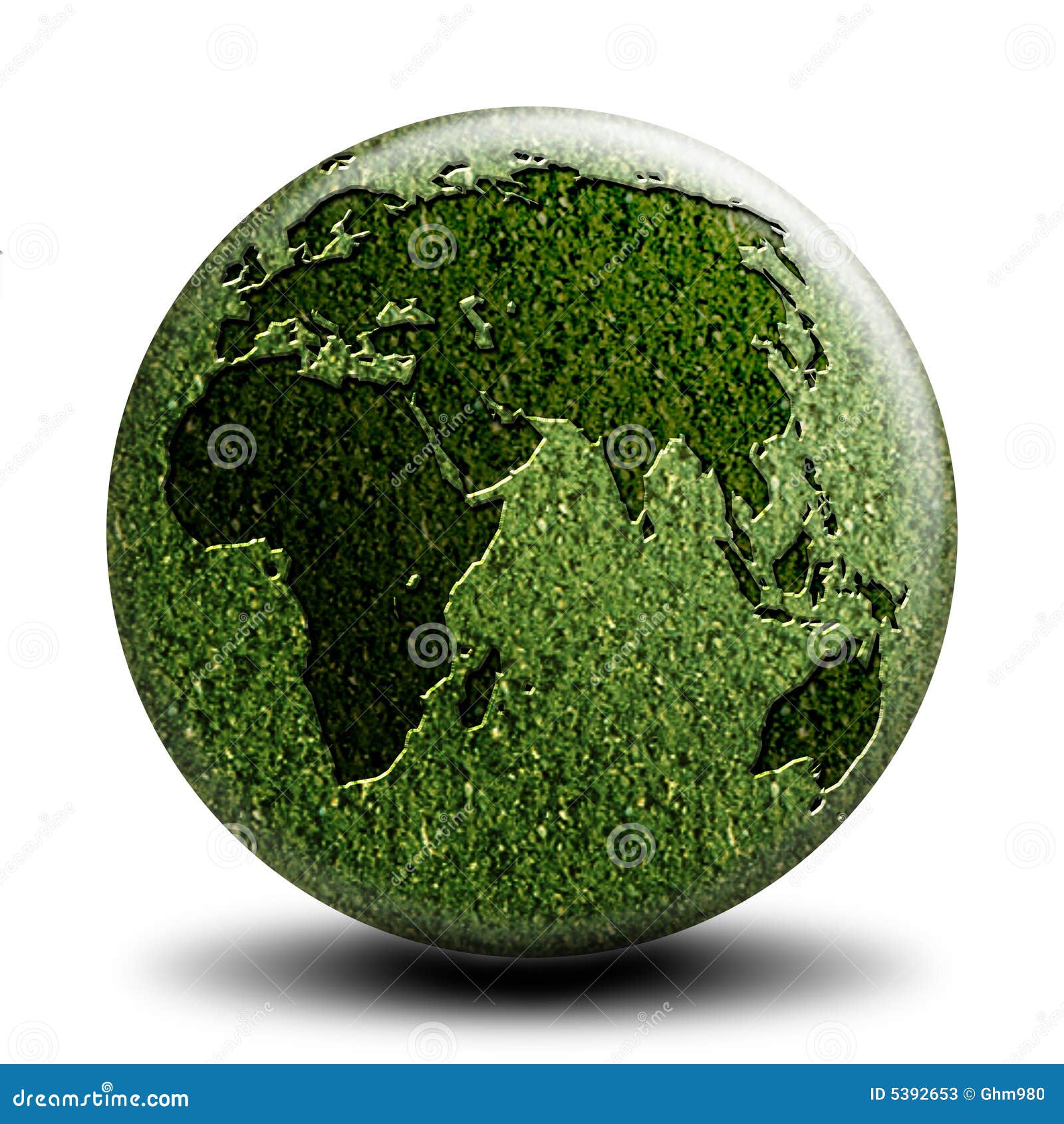 Groene wereld zijB stock illustratie. Illustration of afrika - 5392653