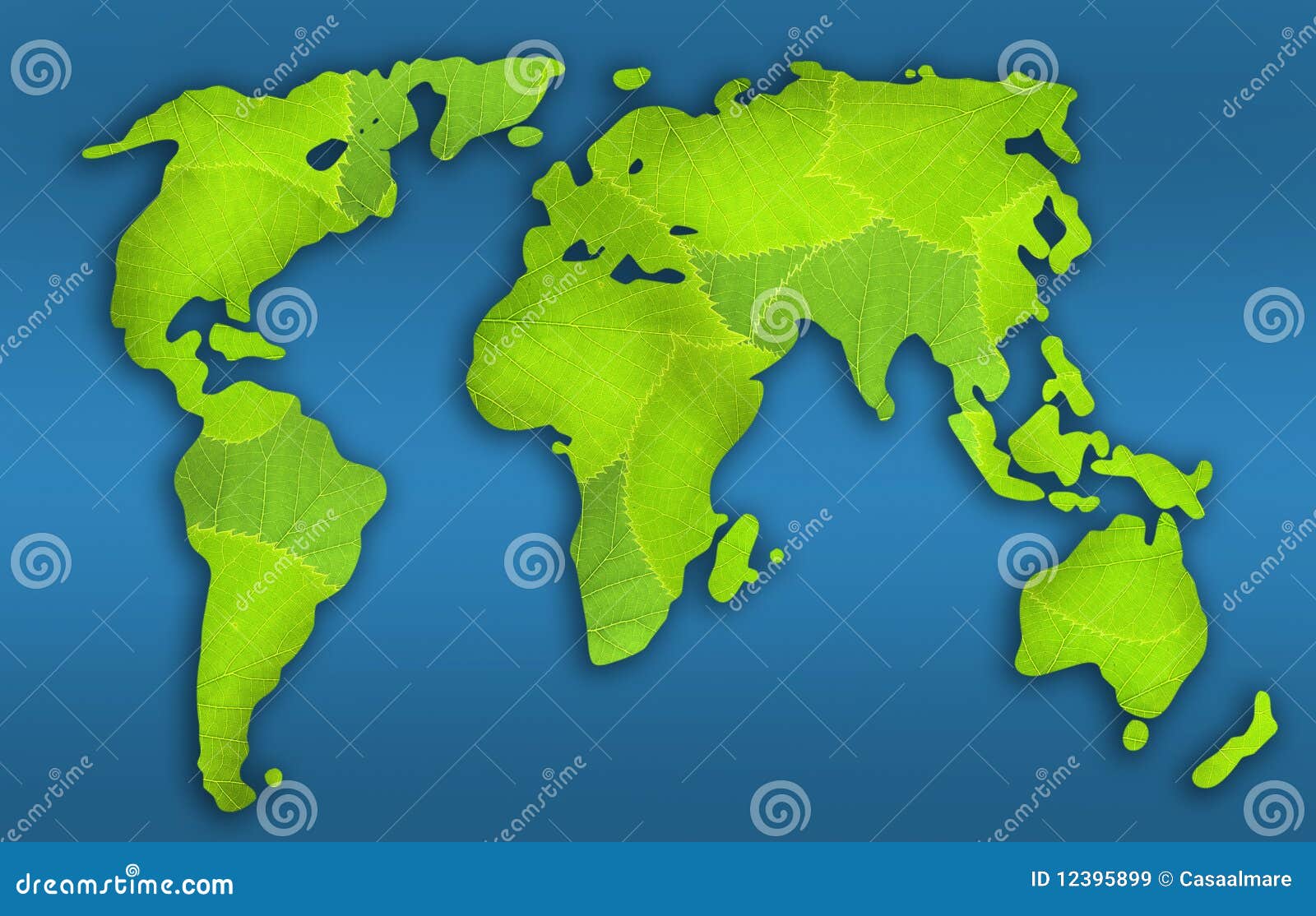 Groene wereldkaart stock afbeelding. Image of globaal - 12395899