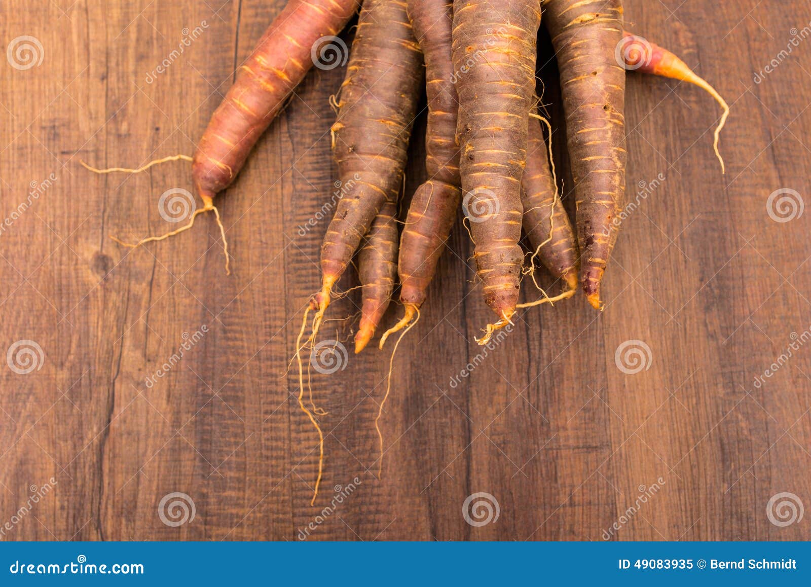 Groente Van Oude Soort Wortelen Stock Afbeelding - Image of lijst ...