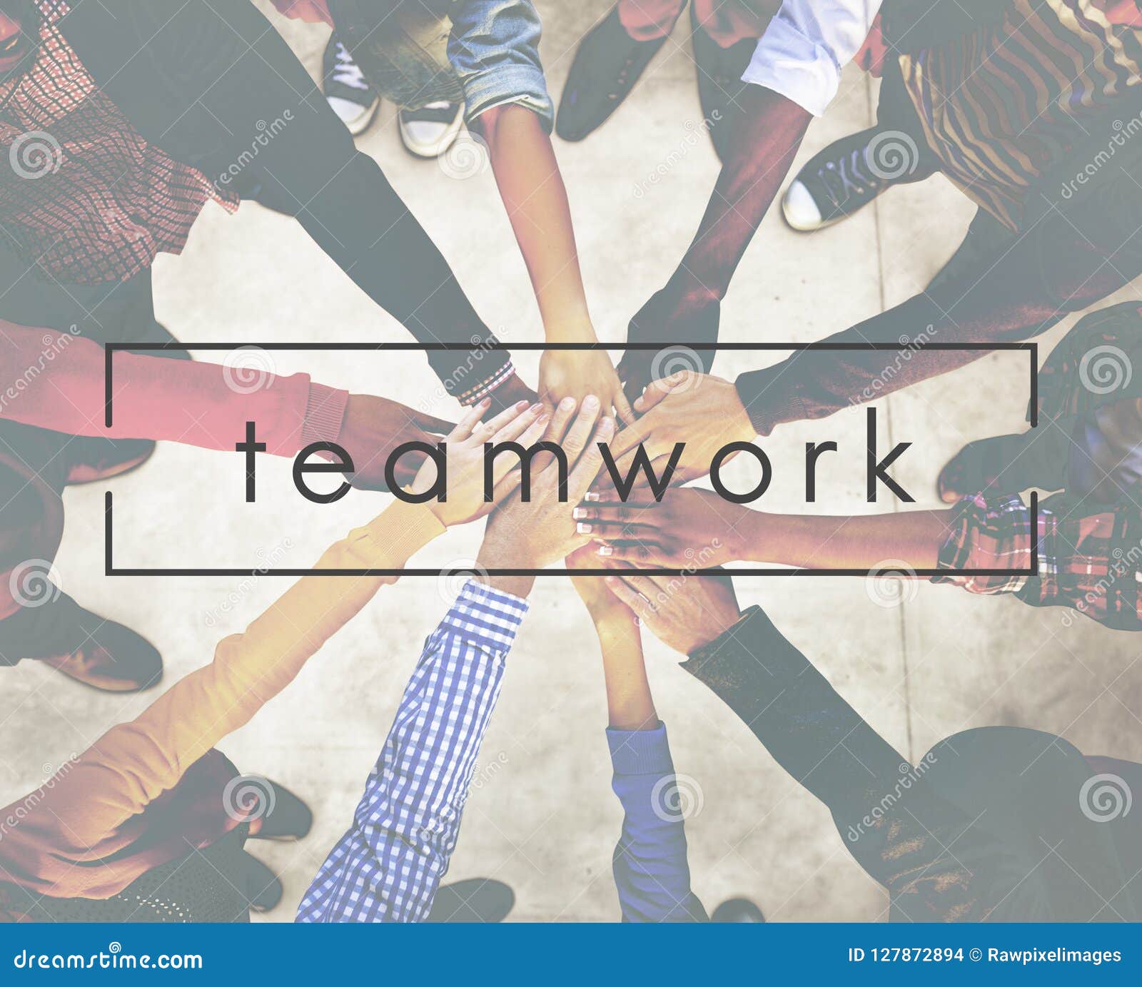 Groepswerk Team Building Cooperation Relationship Concept Stock Foto ...