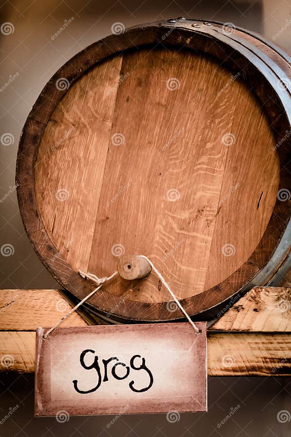 Grog barrel stock image. Image of drink, anise, beverage - 38163971
