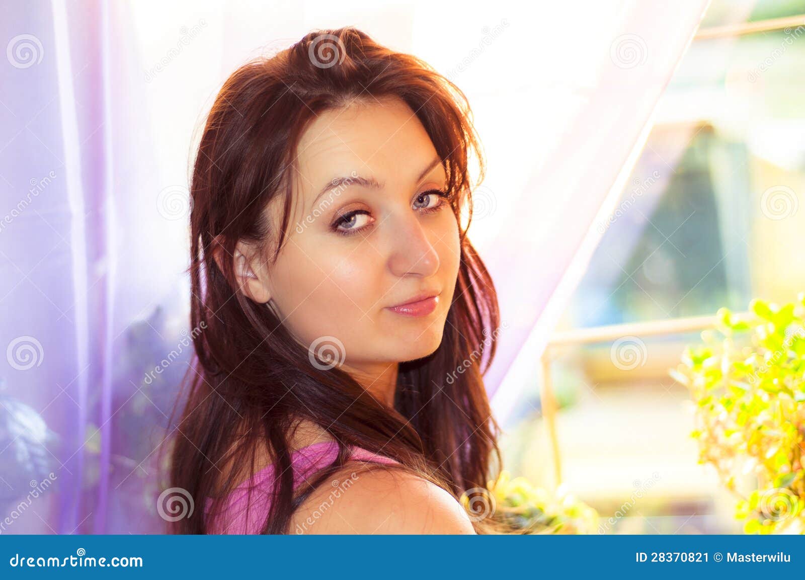 Groggy girl stock image. Image of grief, casual, background - 28370821
