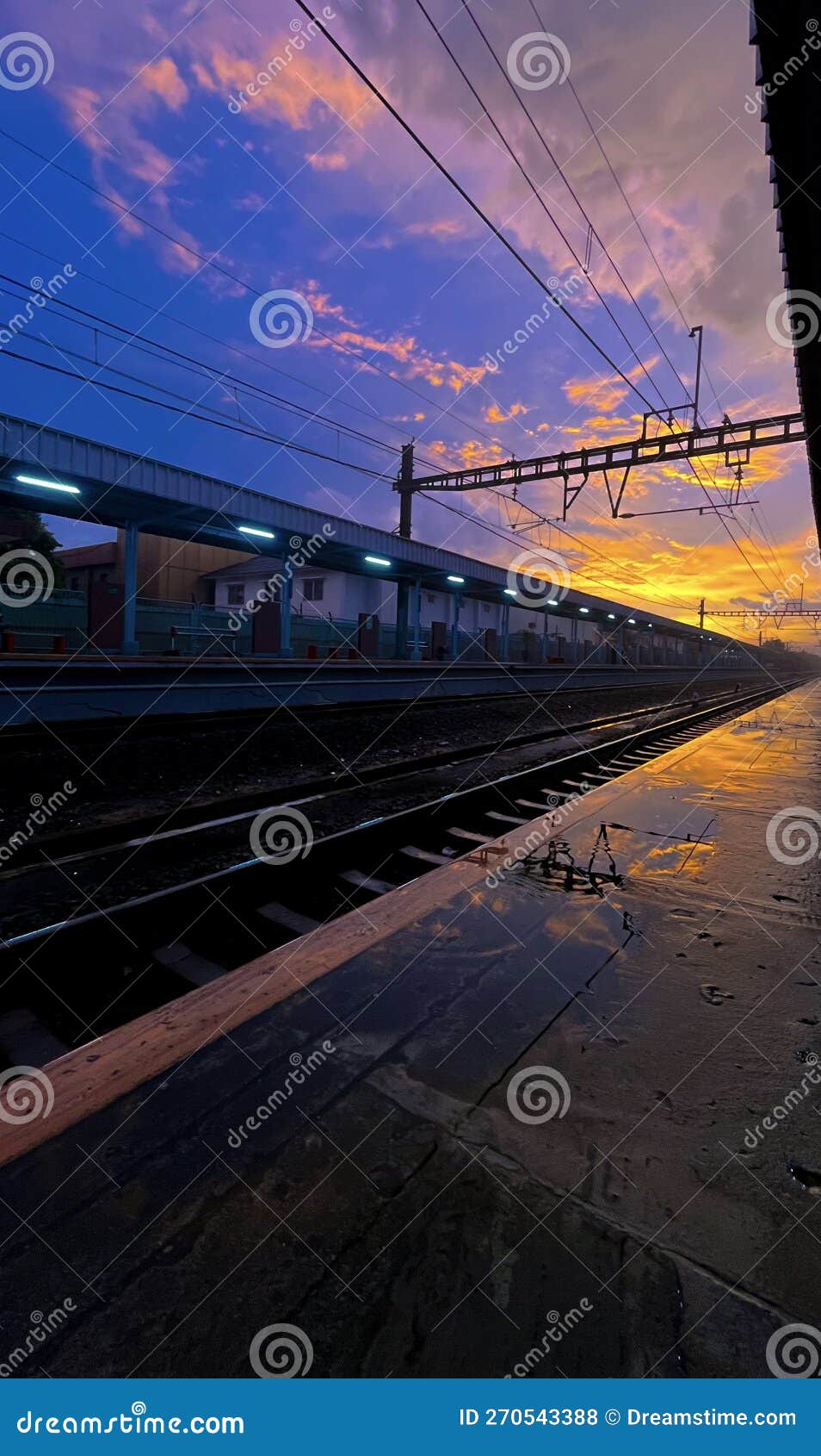 Grogol station stock photo. Image of indonesia, grogol - 270543388