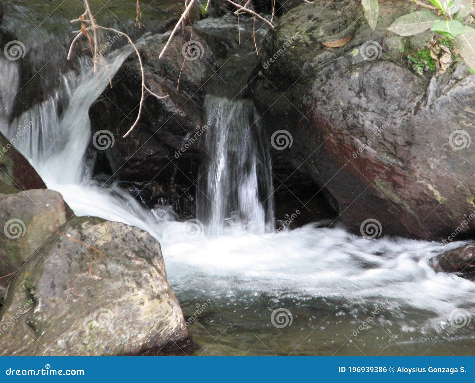 Grojogan Sewu is a Waterfall Tour in Tawangmangu,Central Java. Stock ...