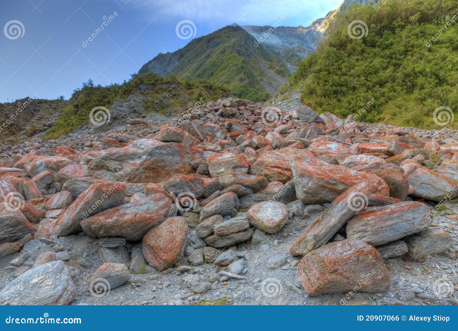 Grondverschuiving stock foto. Image of erosie, terrein - 20907066