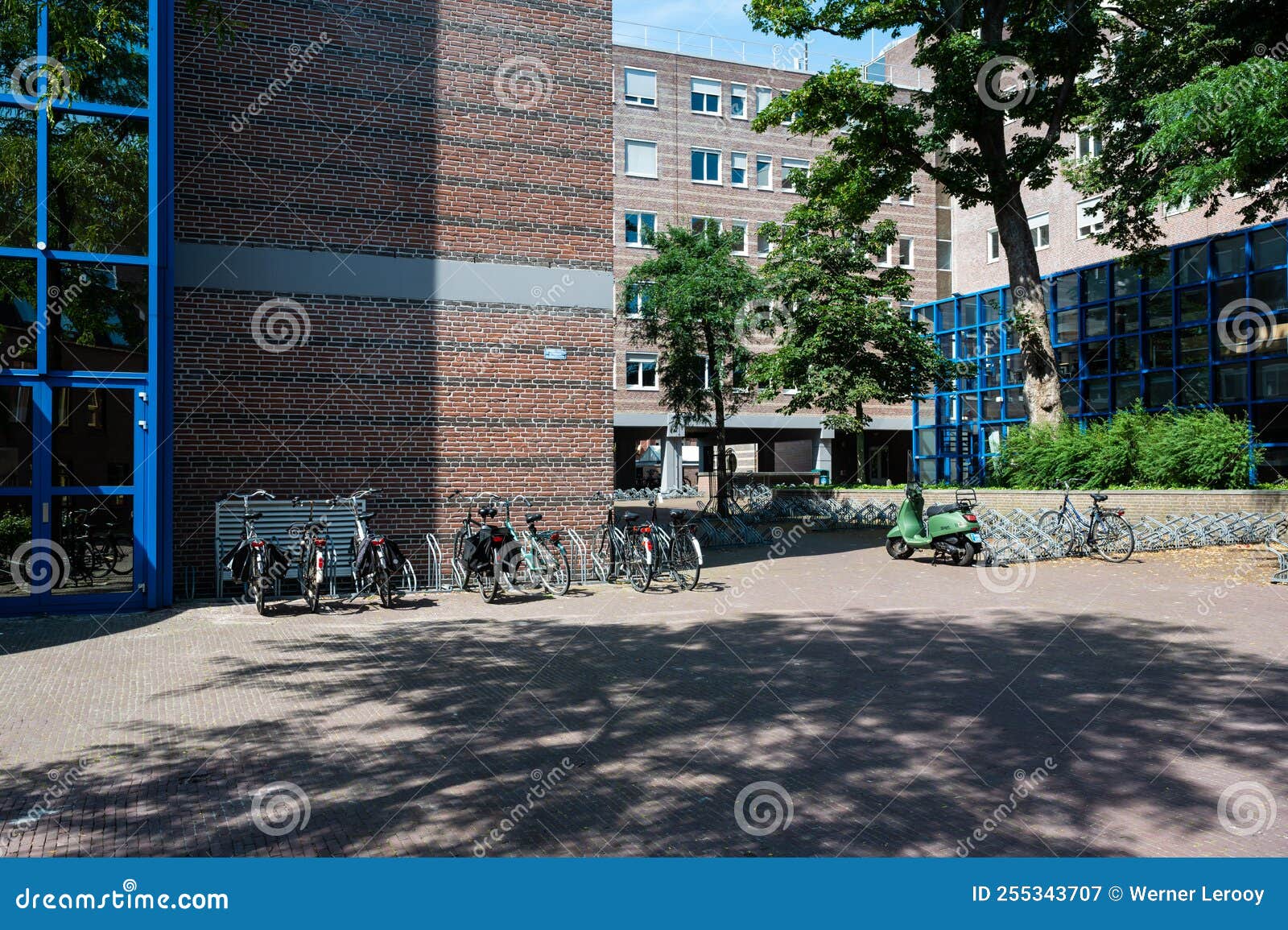 Groningen, the Netherlands, Buildings of the University Campus with ...