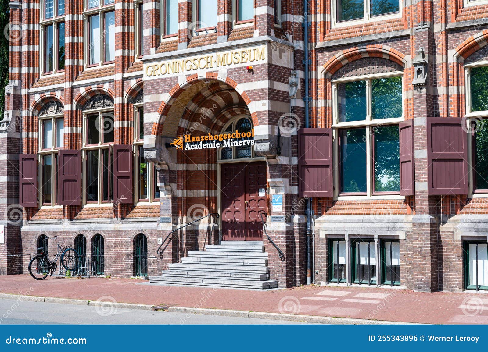 Groningen, the Netherlands, Facade of the Minerva Academy, a University ...