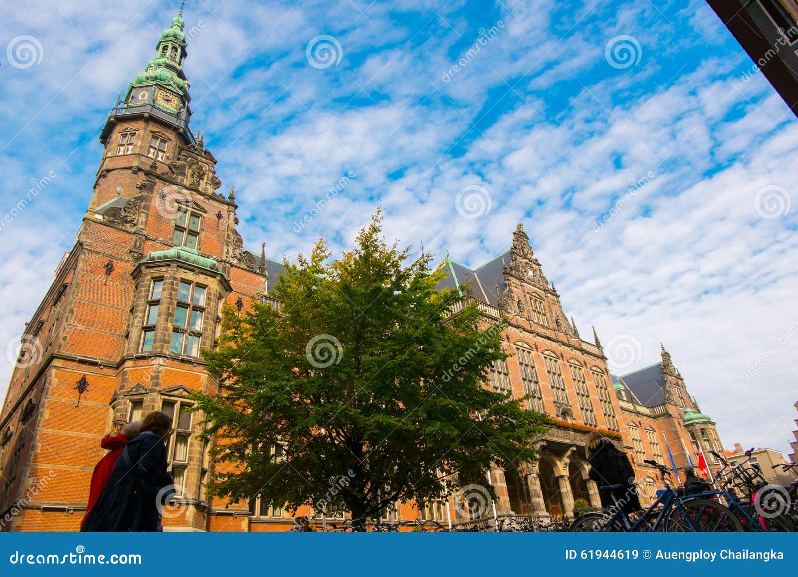 Groningen University in Holland Editorial Stock Image - Image of travel ...