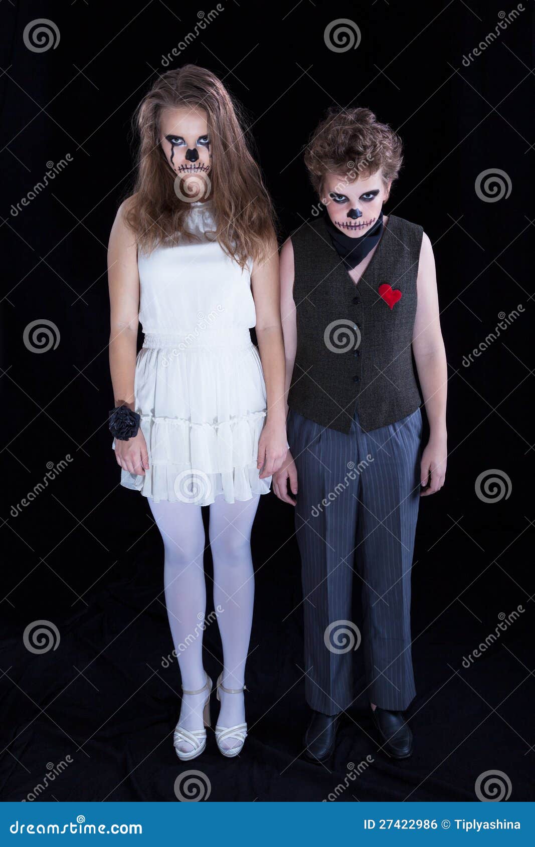 Groom and bride - zombie stock photo. Image of expression - 27422986