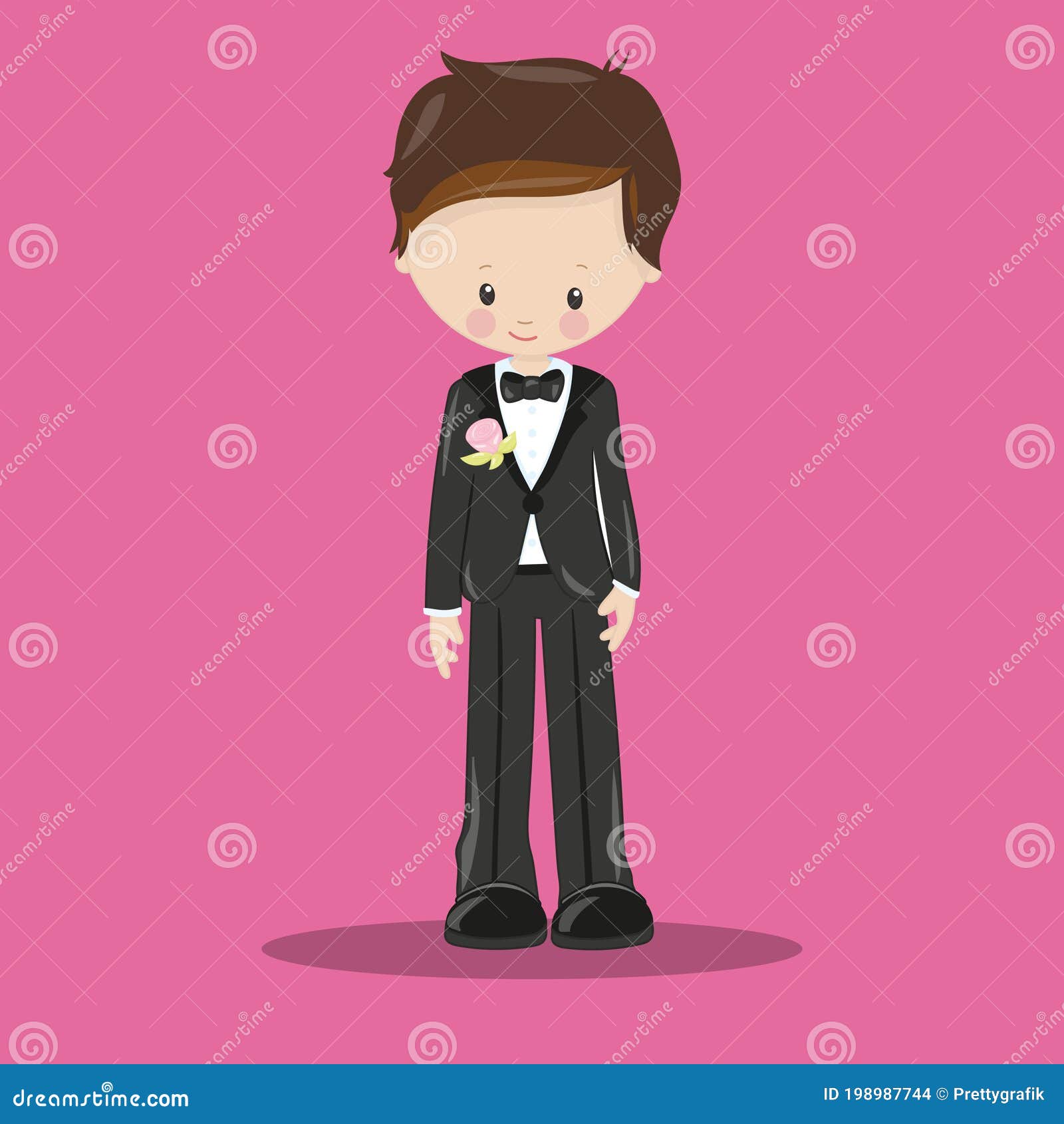 Groom brown 01 stock vector. Illustration of cartoon - 198987744