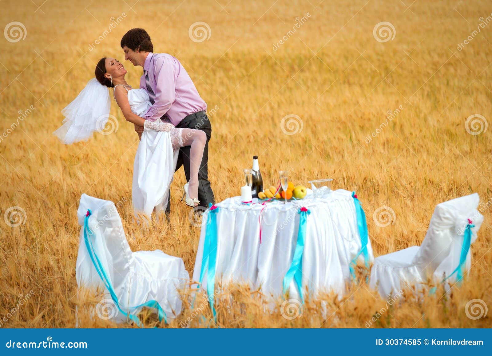 Groom is Carrying Bride on Arms Stock Image - Image of banquet, event ...