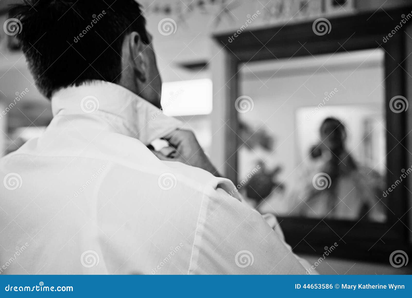 Groom getting ready stock photo. Image of dress, excited - 44653586