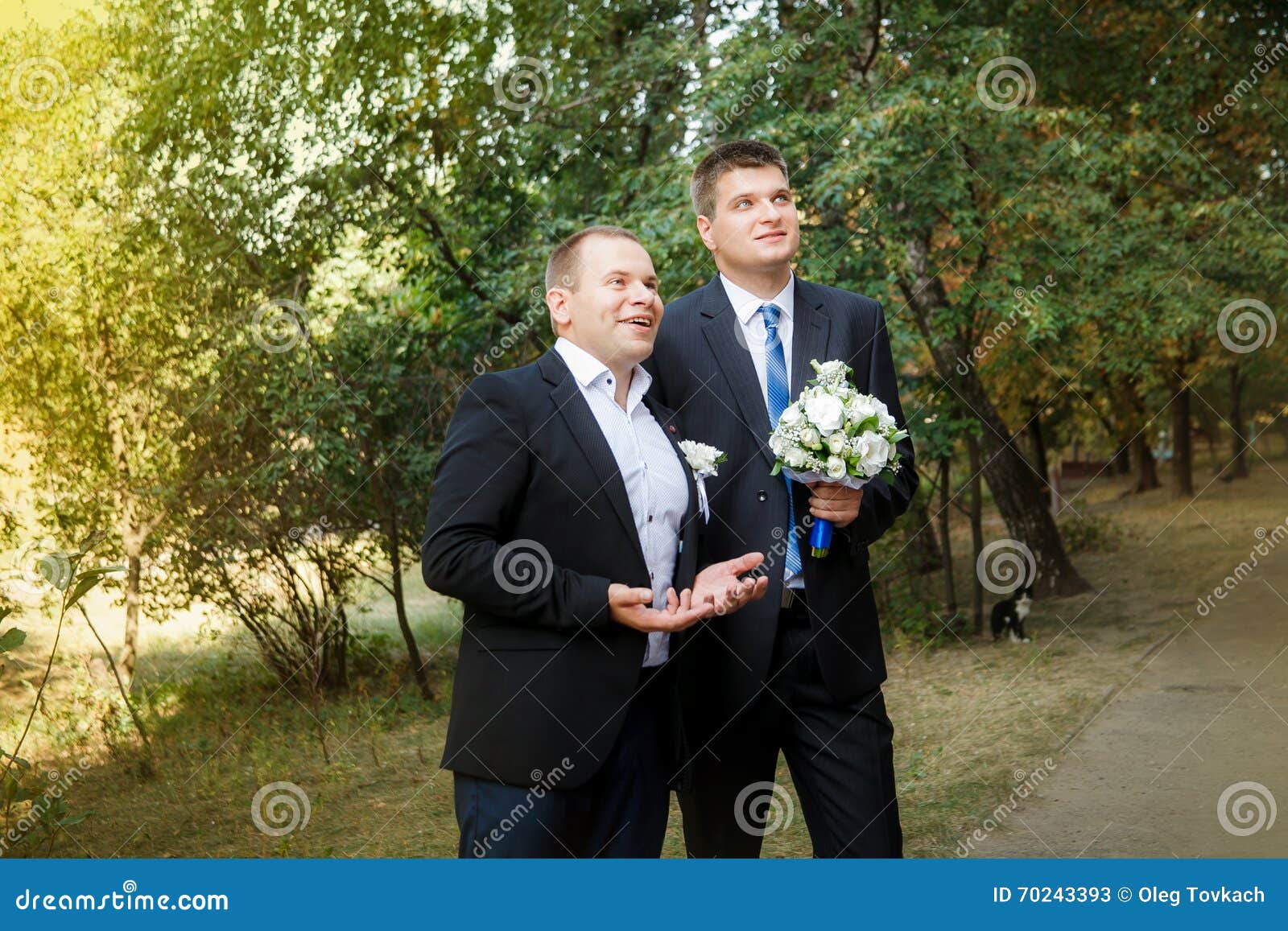 A Groom and Groomsman Came To the Bride Stock Image - Image of adult ...