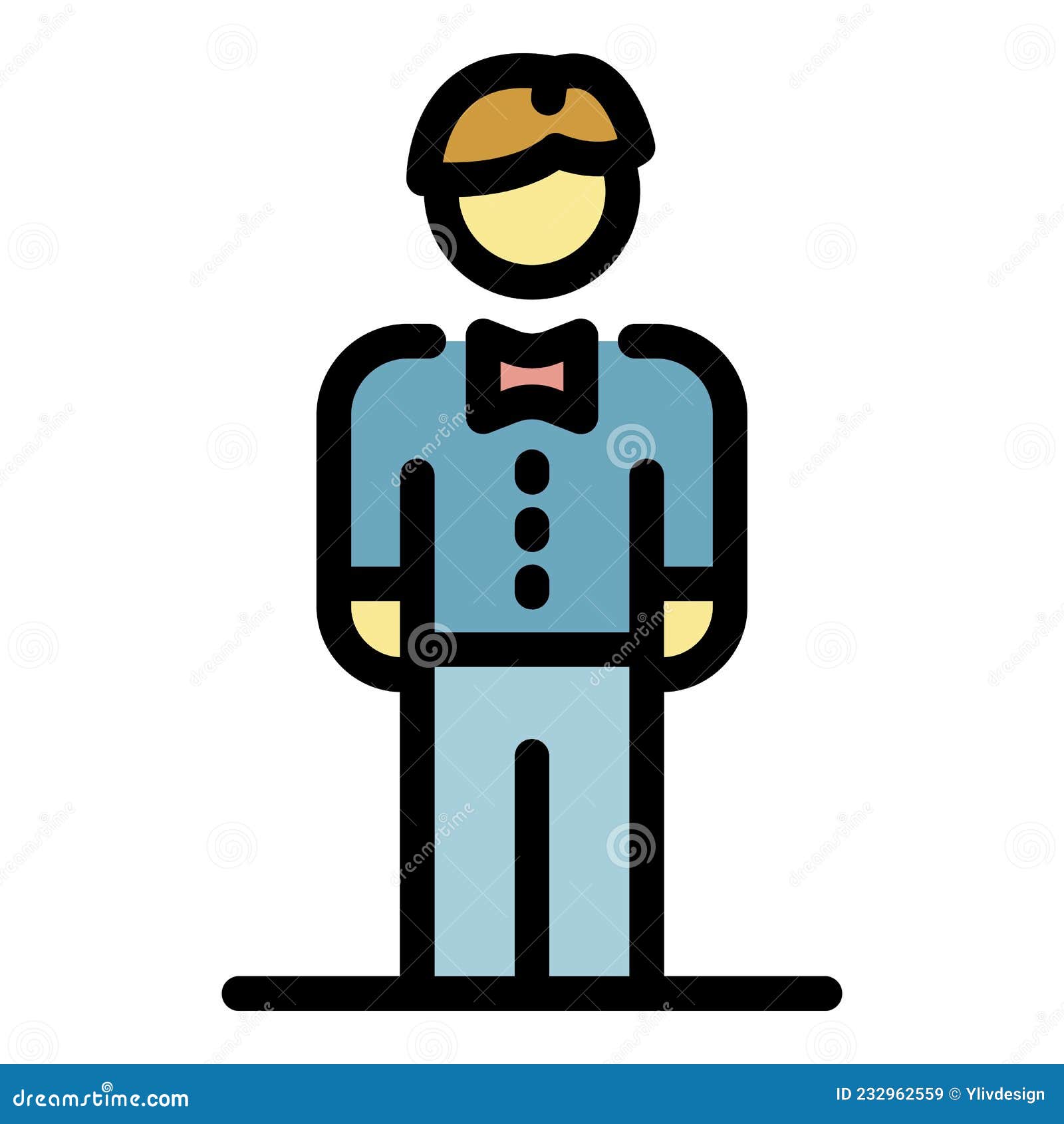 Groom Icon Vector Sign And Symbol Isolated On White Background ...